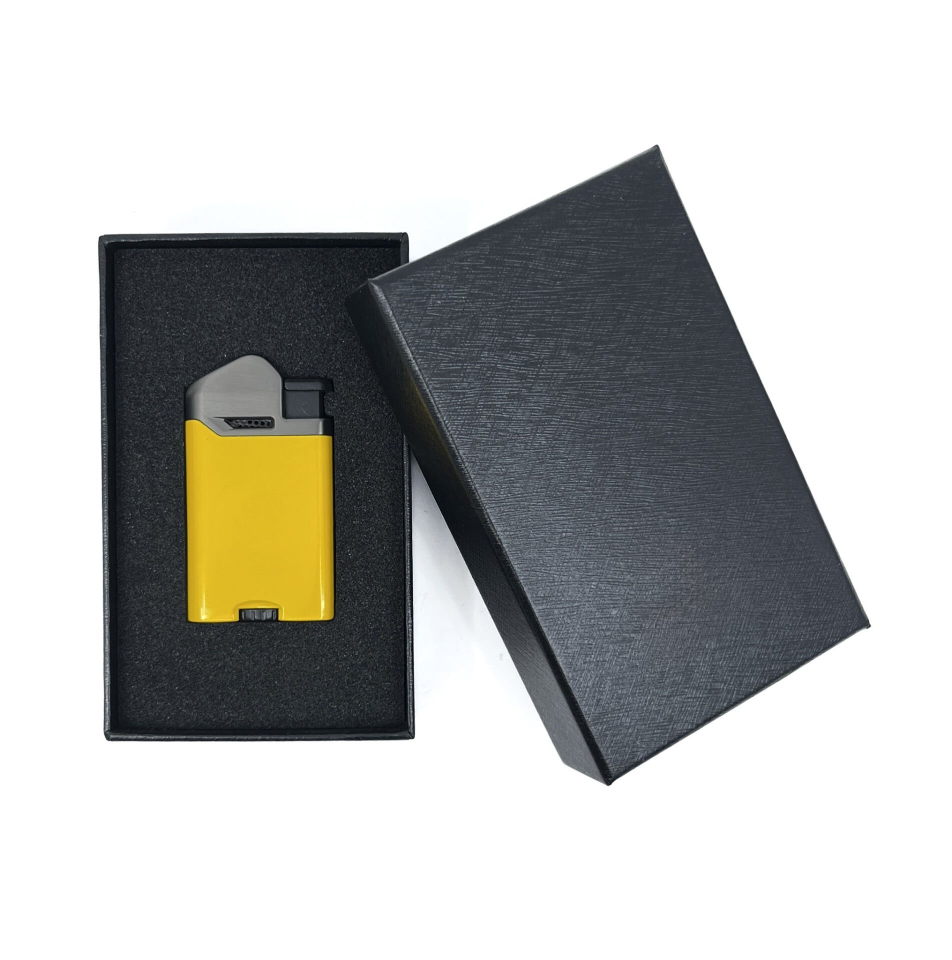 Perde Alev Puro Çakmağı - Yakıt Göstergeli ve Özel Kutulu (Sarı)