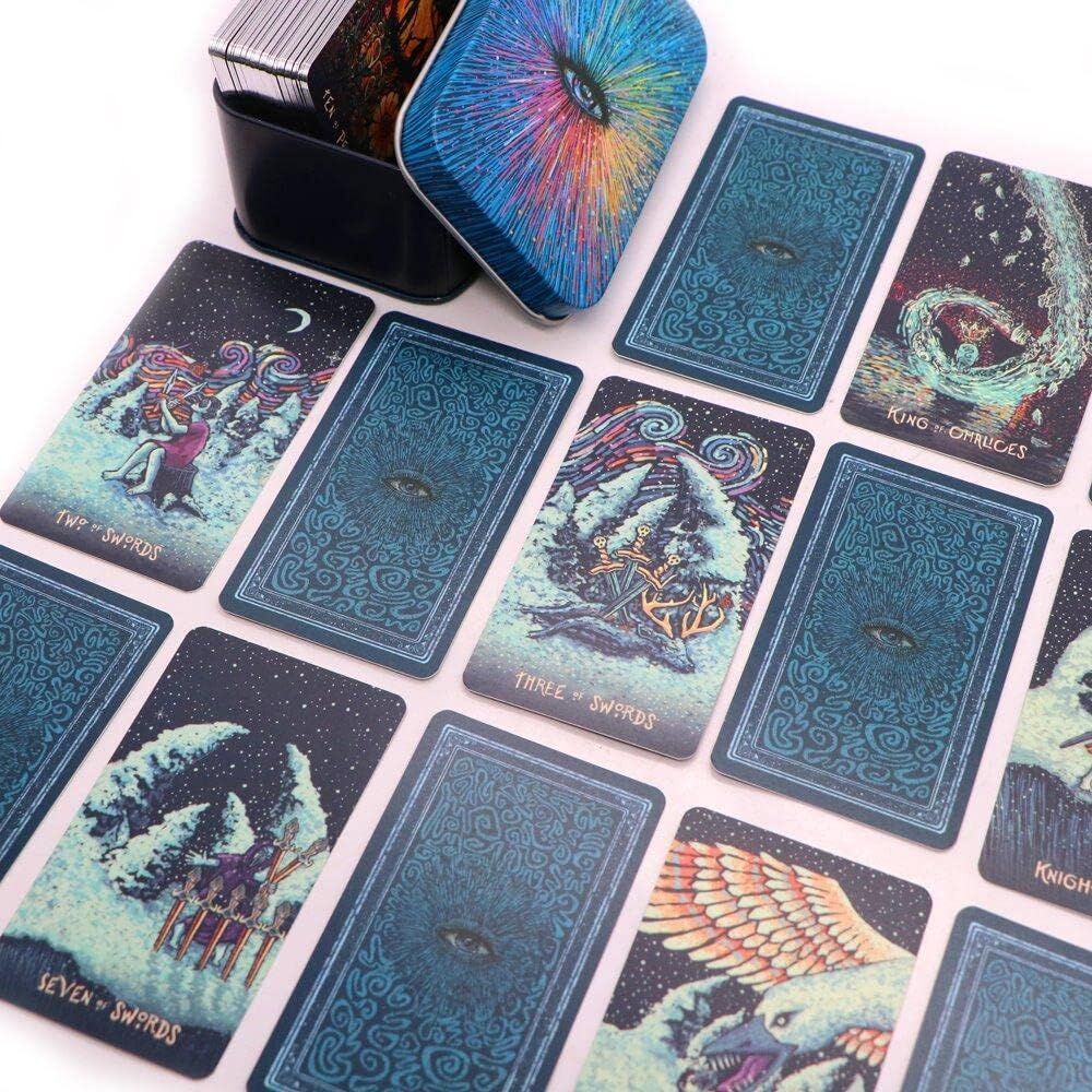The Prisma Visions Tarot Deck Metal Kutu